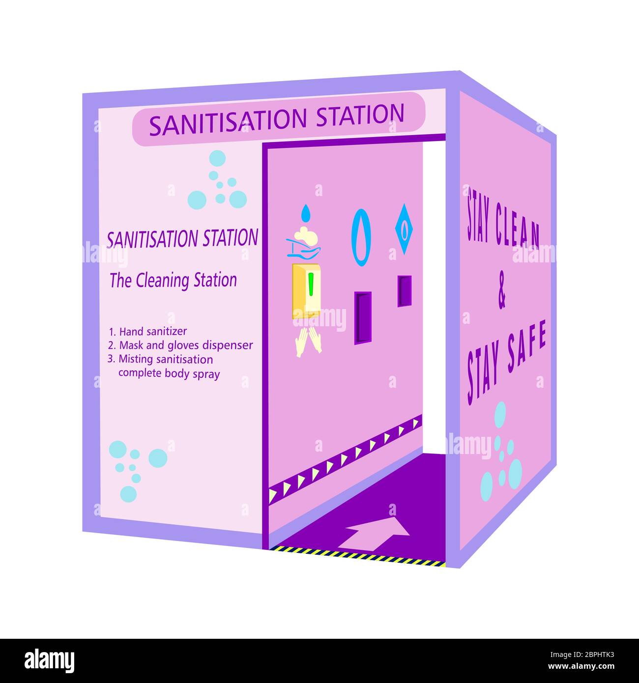 Decontamination station Stock Vector Images - Alamy