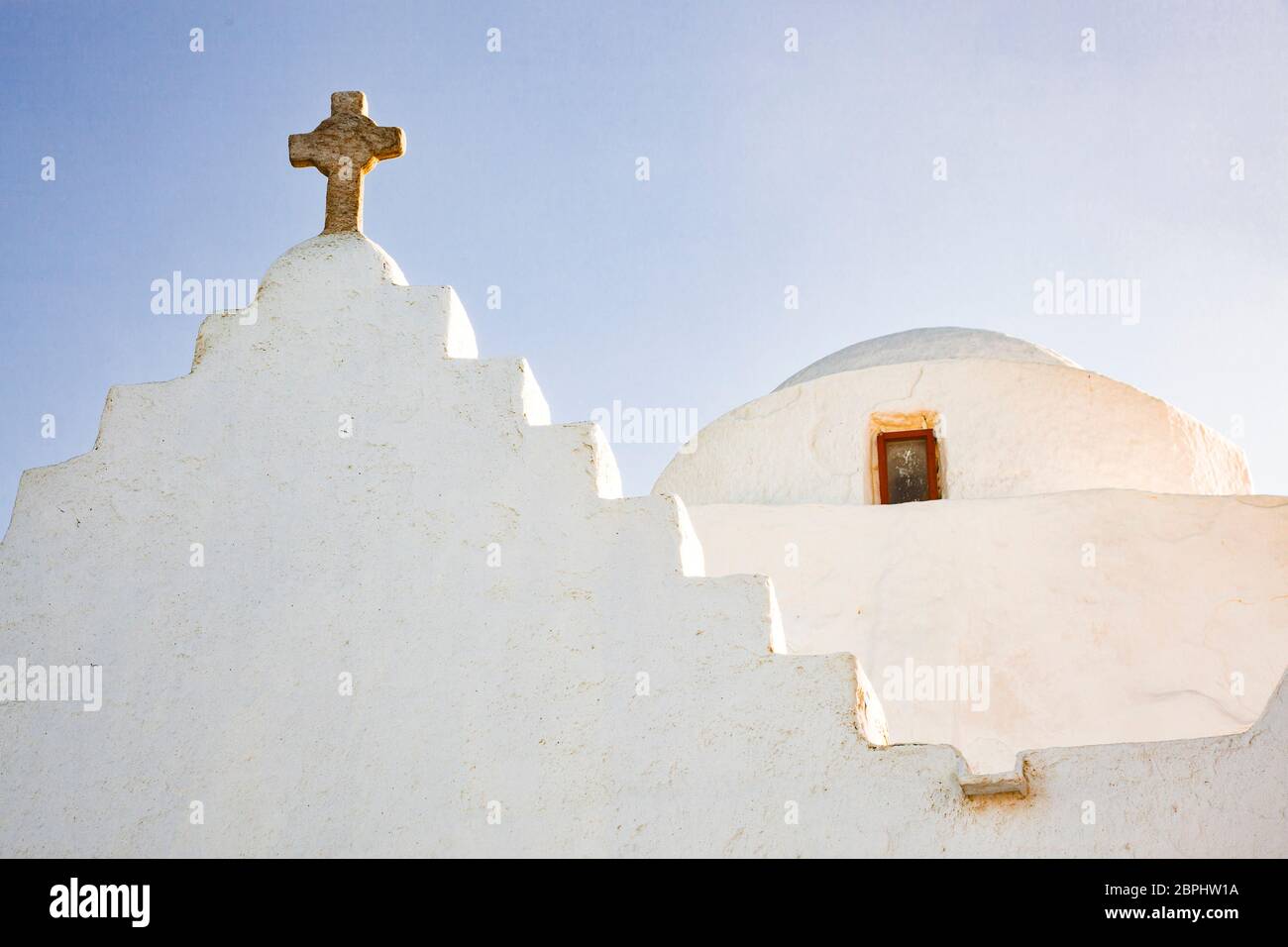 minimalist greek church detail Stock Photo - Alamy