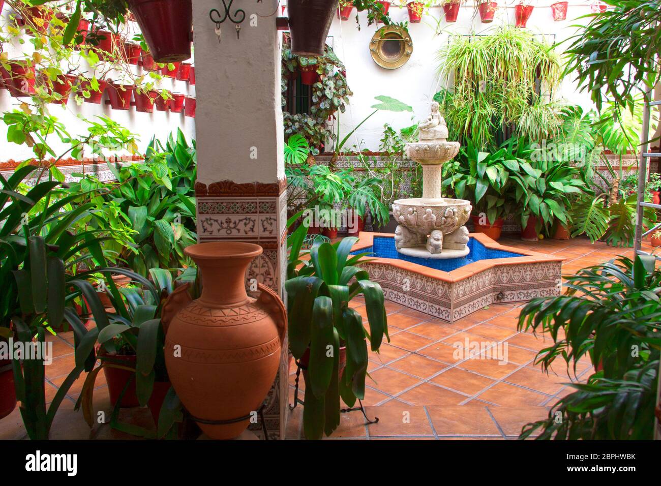 Typical andalusian courtyard hi-res stock photography and images - Alamy