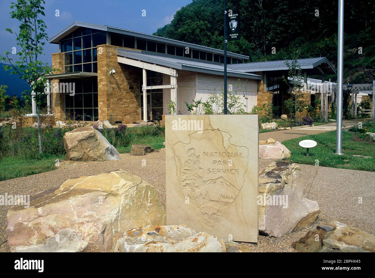 Sandstone Visitor Center, New River Gorge National River, West Virginia ...
