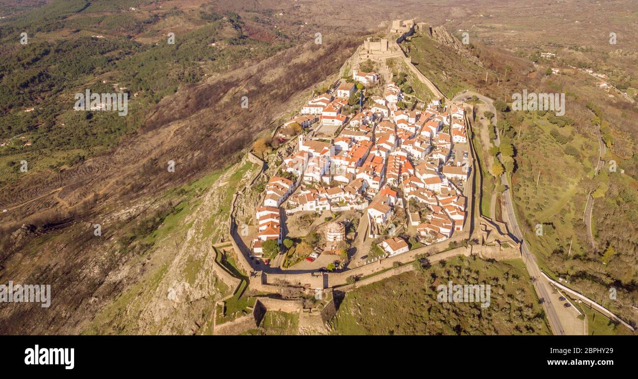 Drone erial view village hi-res stock photography and images - Alamy