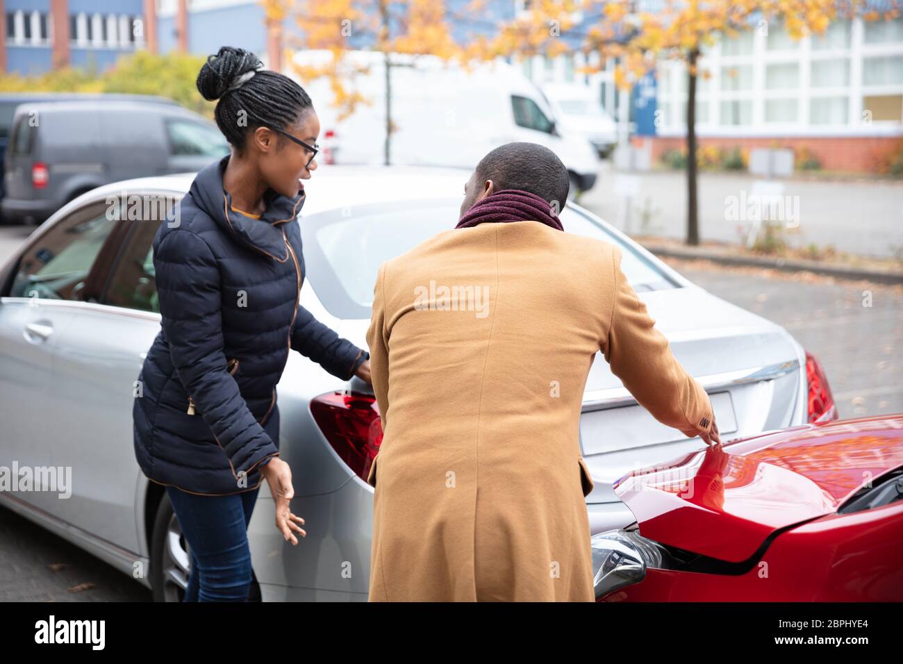 Car accident argument hi-res stock photography and images - Alamy