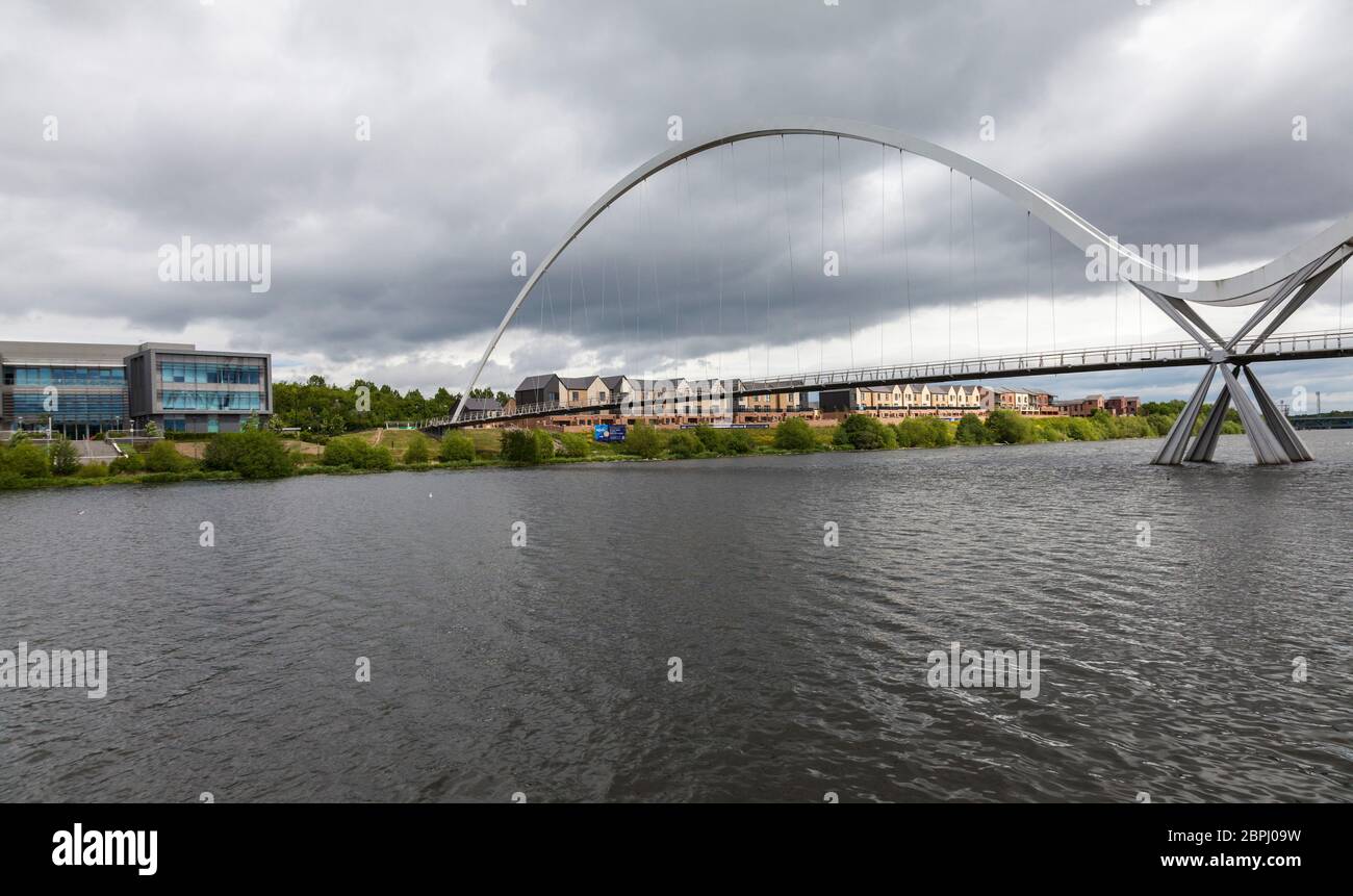 The Infinity Bridge in Stockton on Tees,England,UK Stock Photo - Alamy
