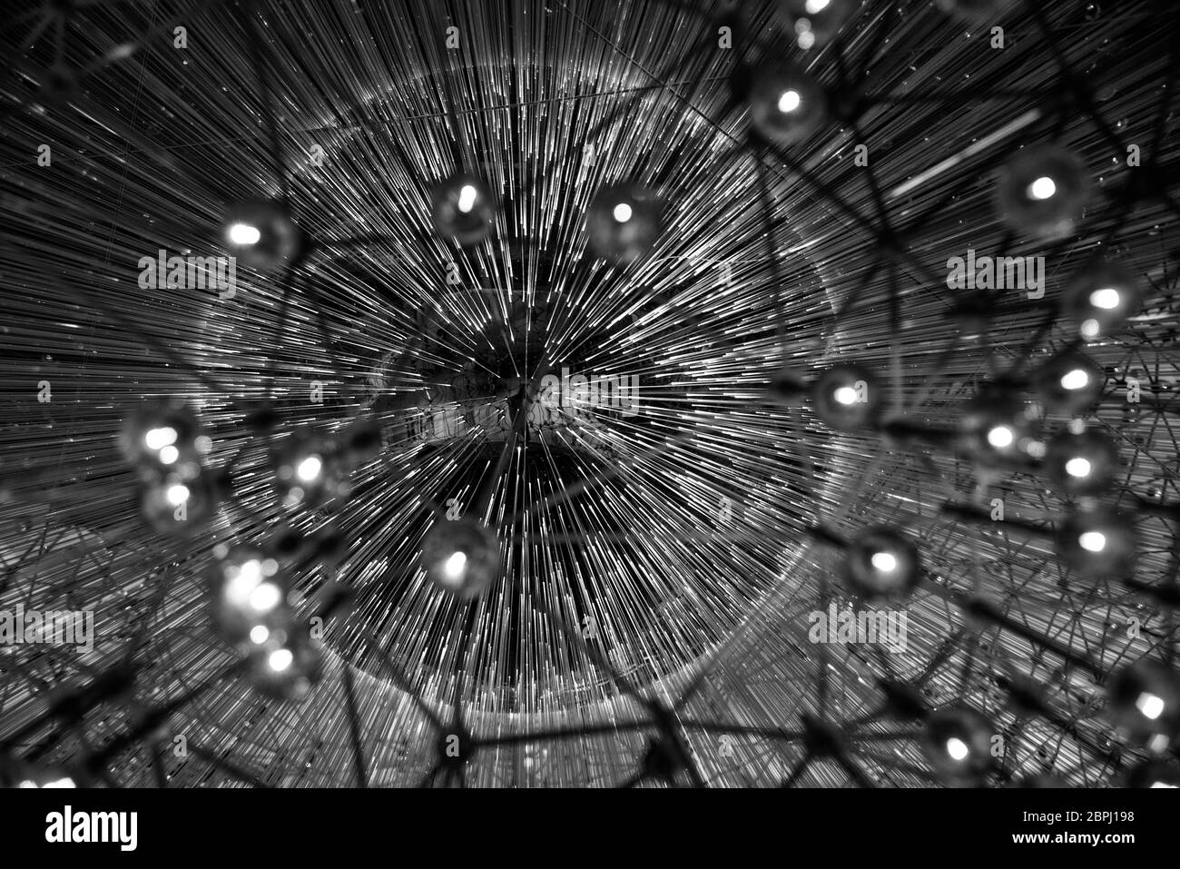 Lights of an abstract, modern lamp Stock Photo - Alamy