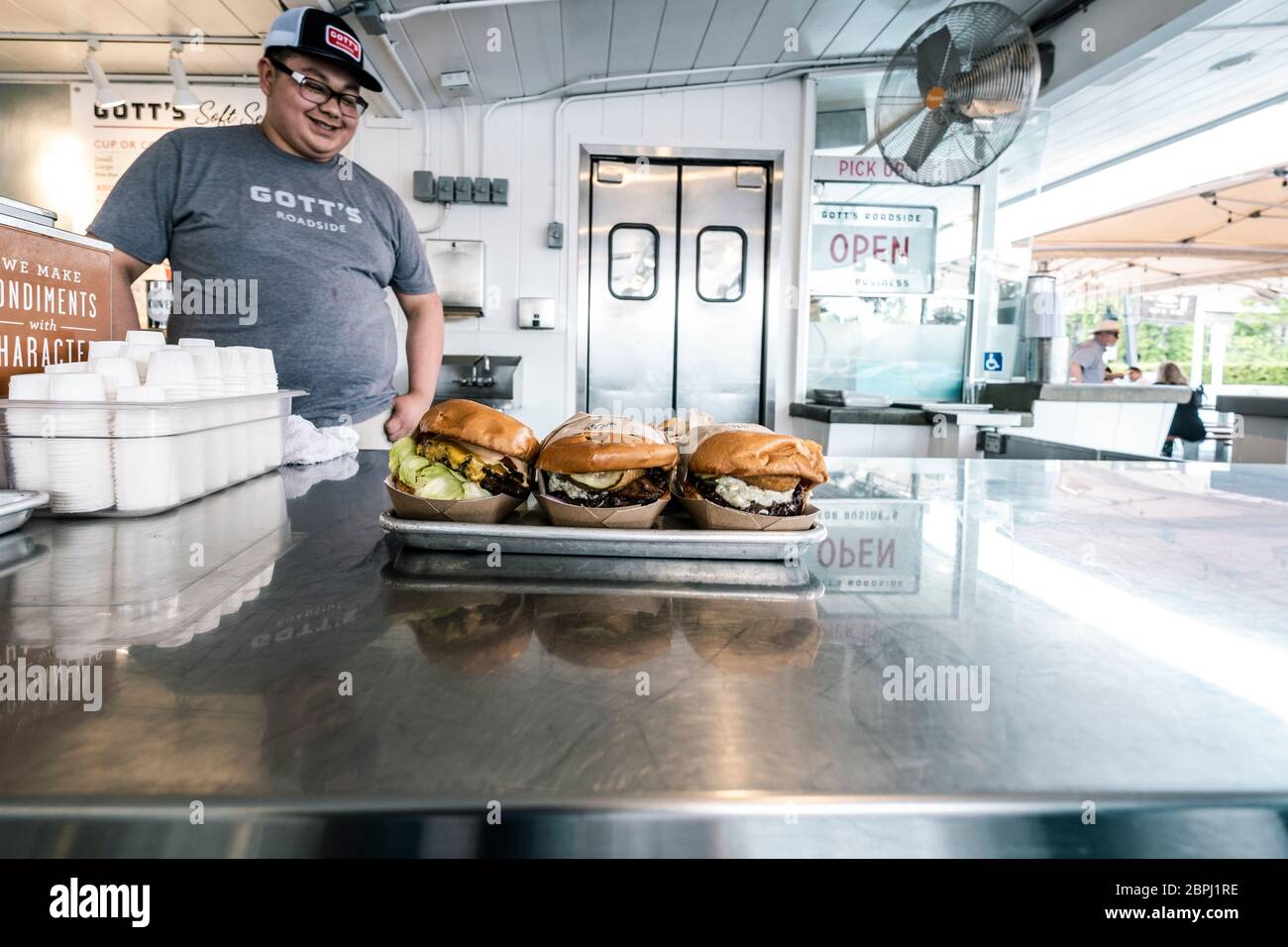 Gott's Roadside. Member of an area fast-food chain with indoor-outdoor ...