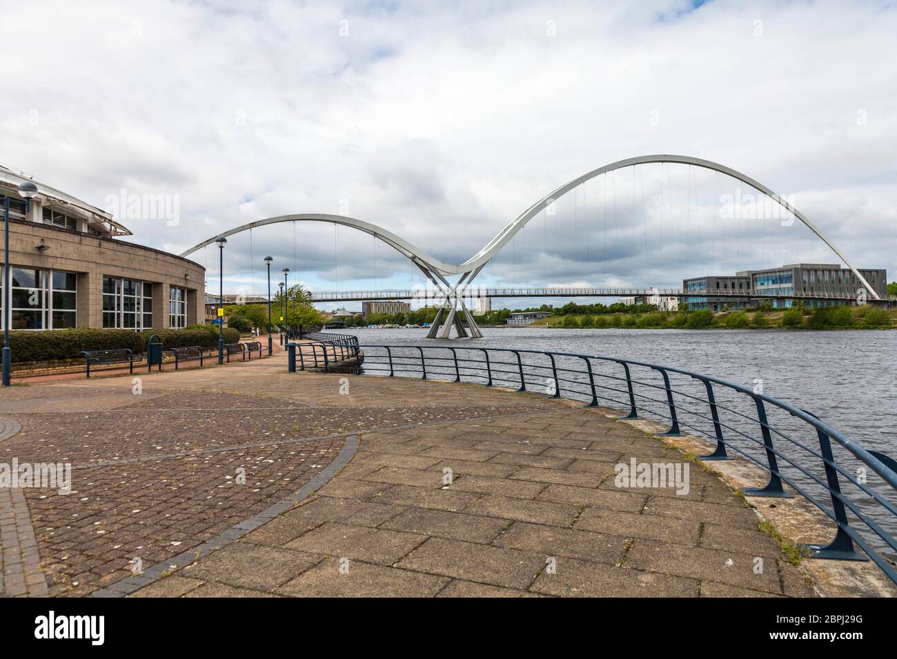 The Infinity Bridge in Stockton on Tees,England,UK Stock Photo - Alamy