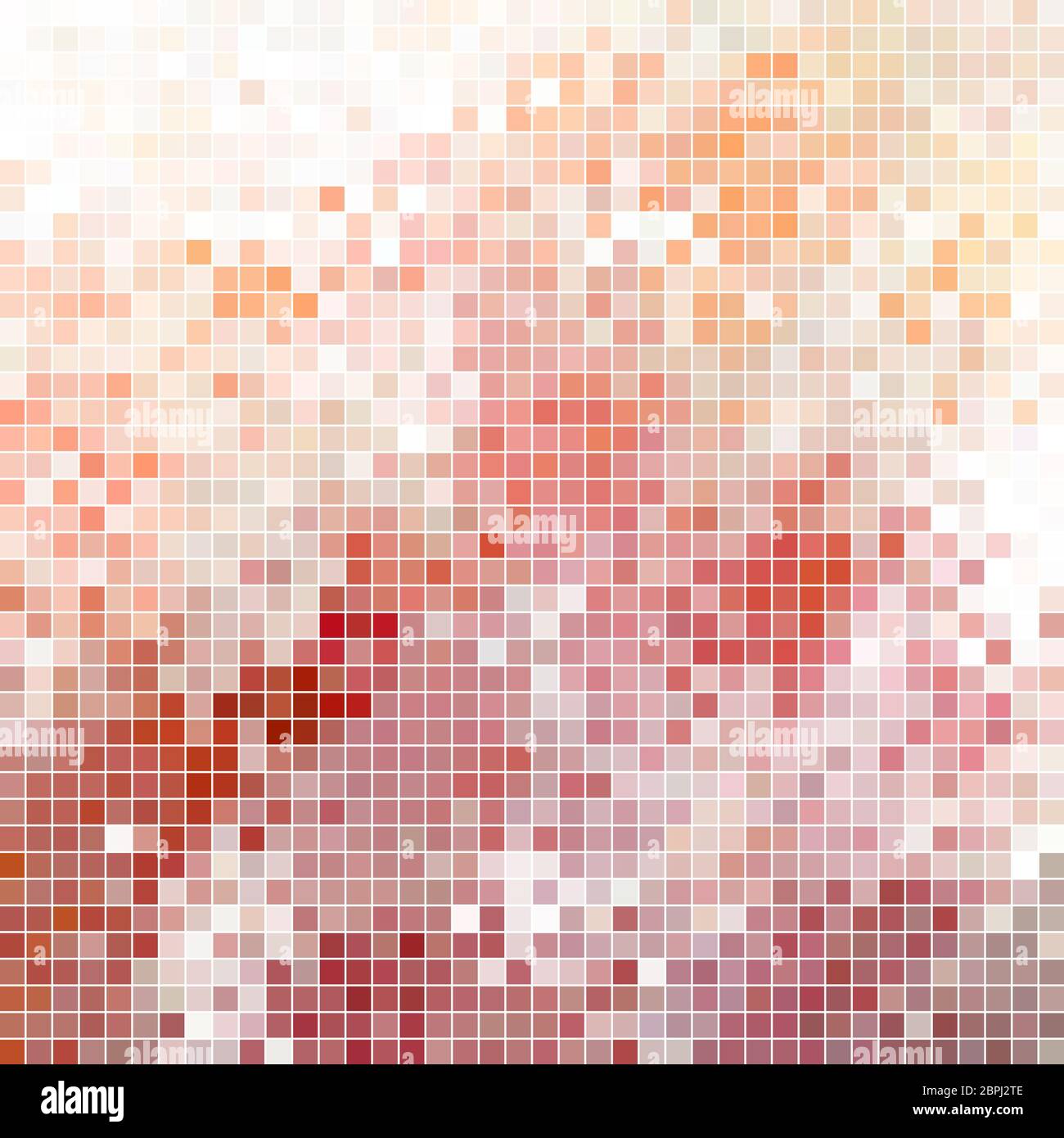 abstract square pixel mosaic background - red Stock Photo - Alamy