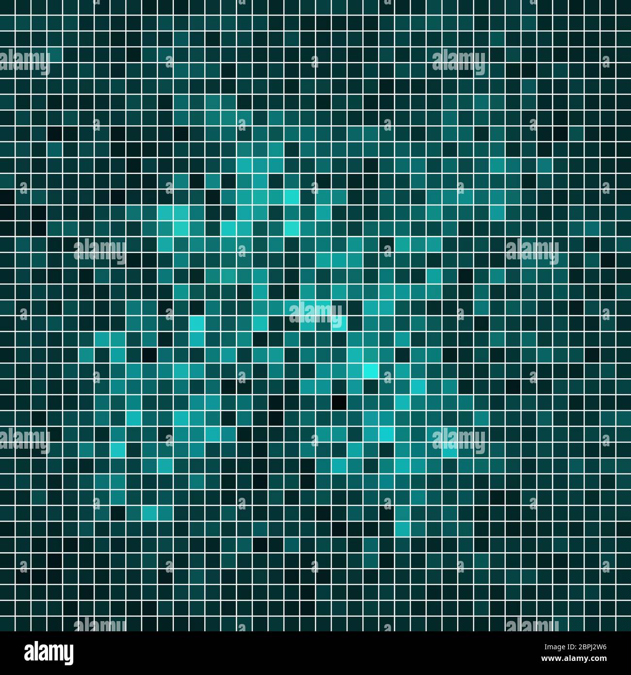 abstract square pixel mosaic background - blue Stock Photo - Alamy