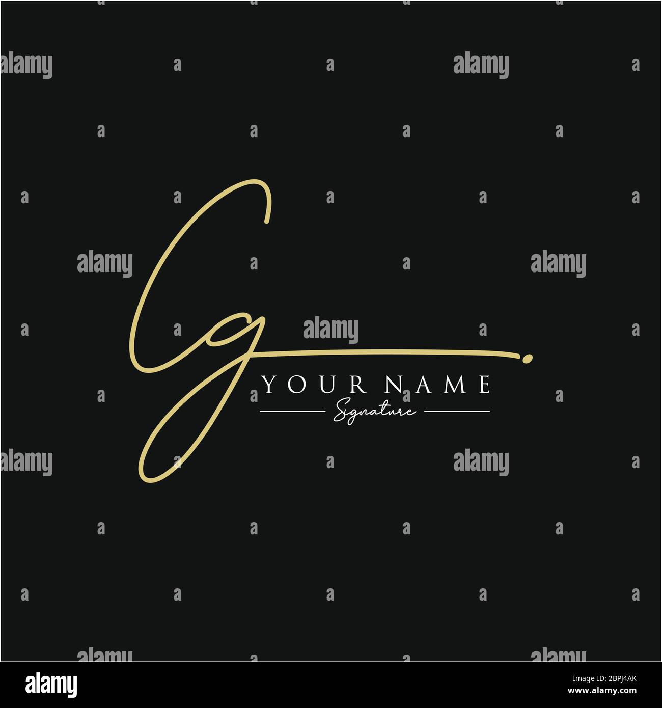 Cg signature hi-res stock photography and images - Alamy