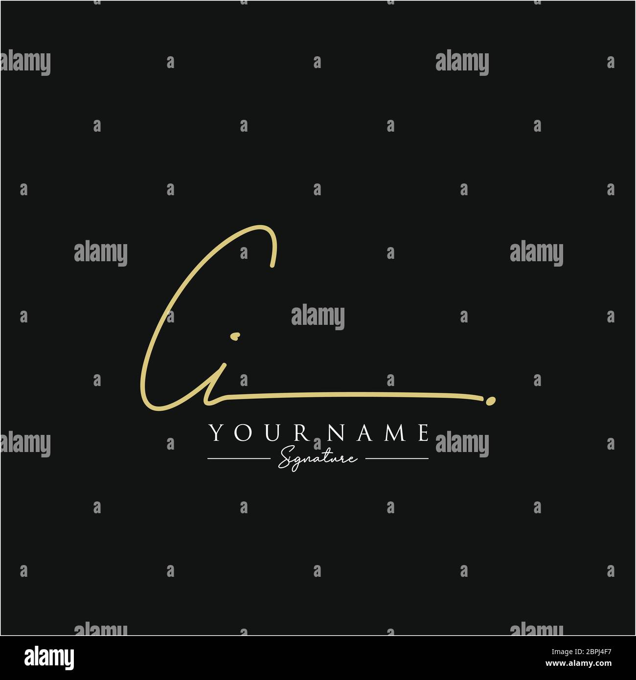 Ci signature hi-res stock photography and images - Alamy