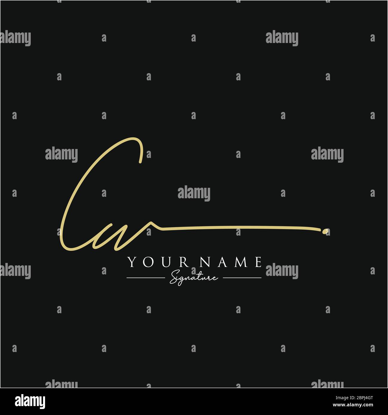 Cw clean logo hi-res stock photography and images - Alamy