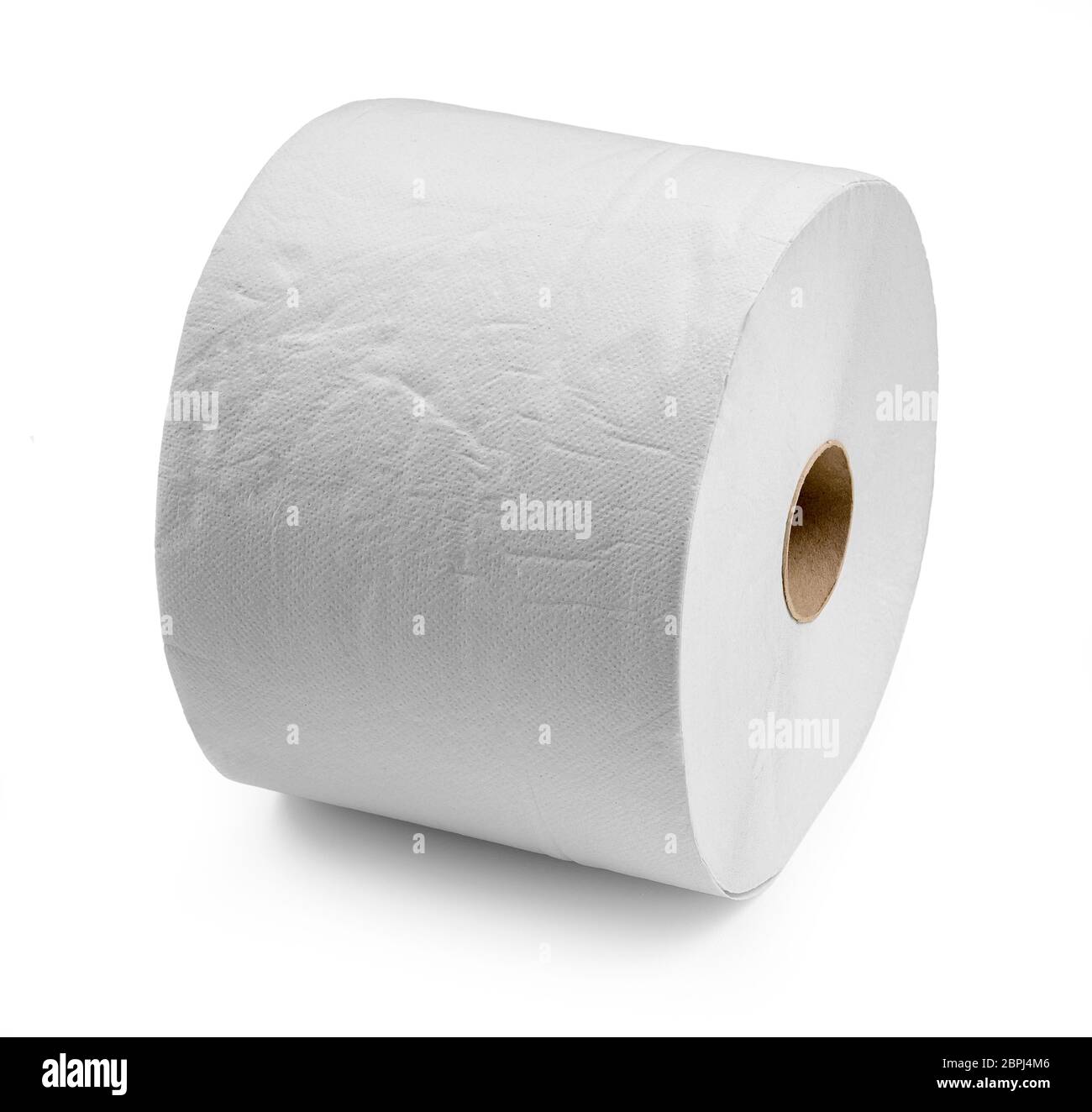 white paper roll in white back with shadow Stock Photo - Alamy