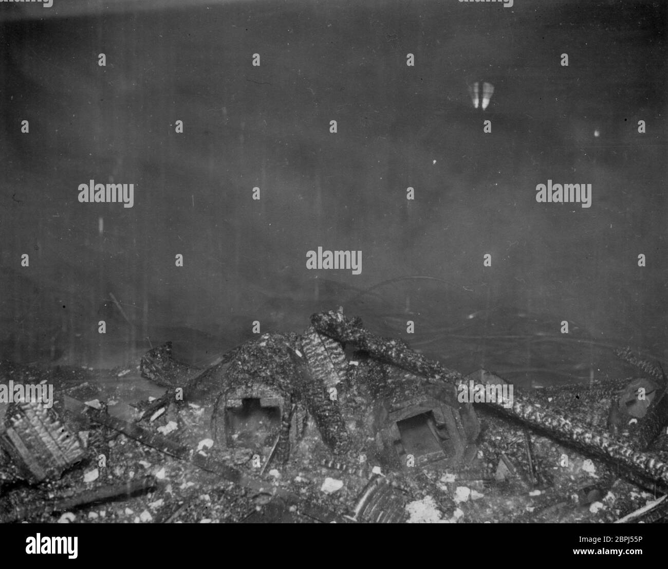 Reichstag fire - fire brigade doing the fire-fighting work Heinrich ...