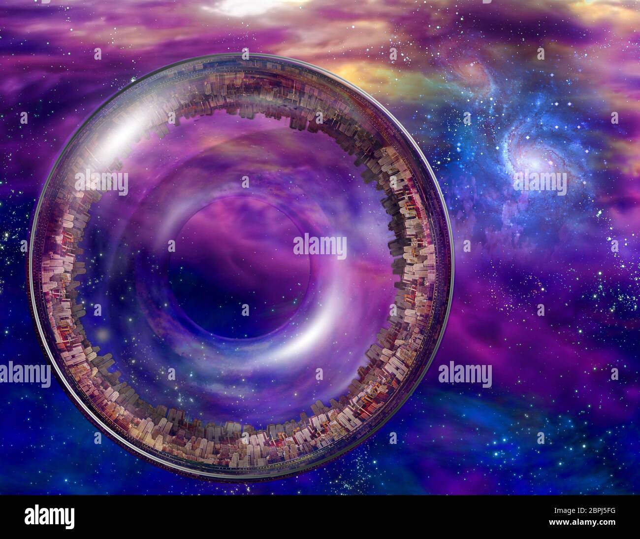 Multi-Generational Interstellar Ship in the Expanse of Space Stock ...