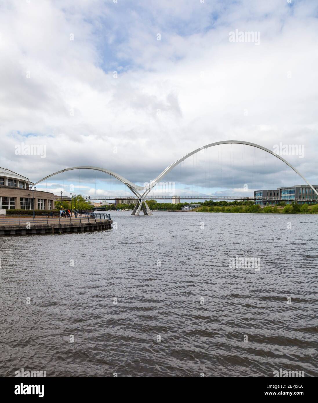 The Infinity Bridge in Stockton on Tees,England,UK Stock Photo - Alamy