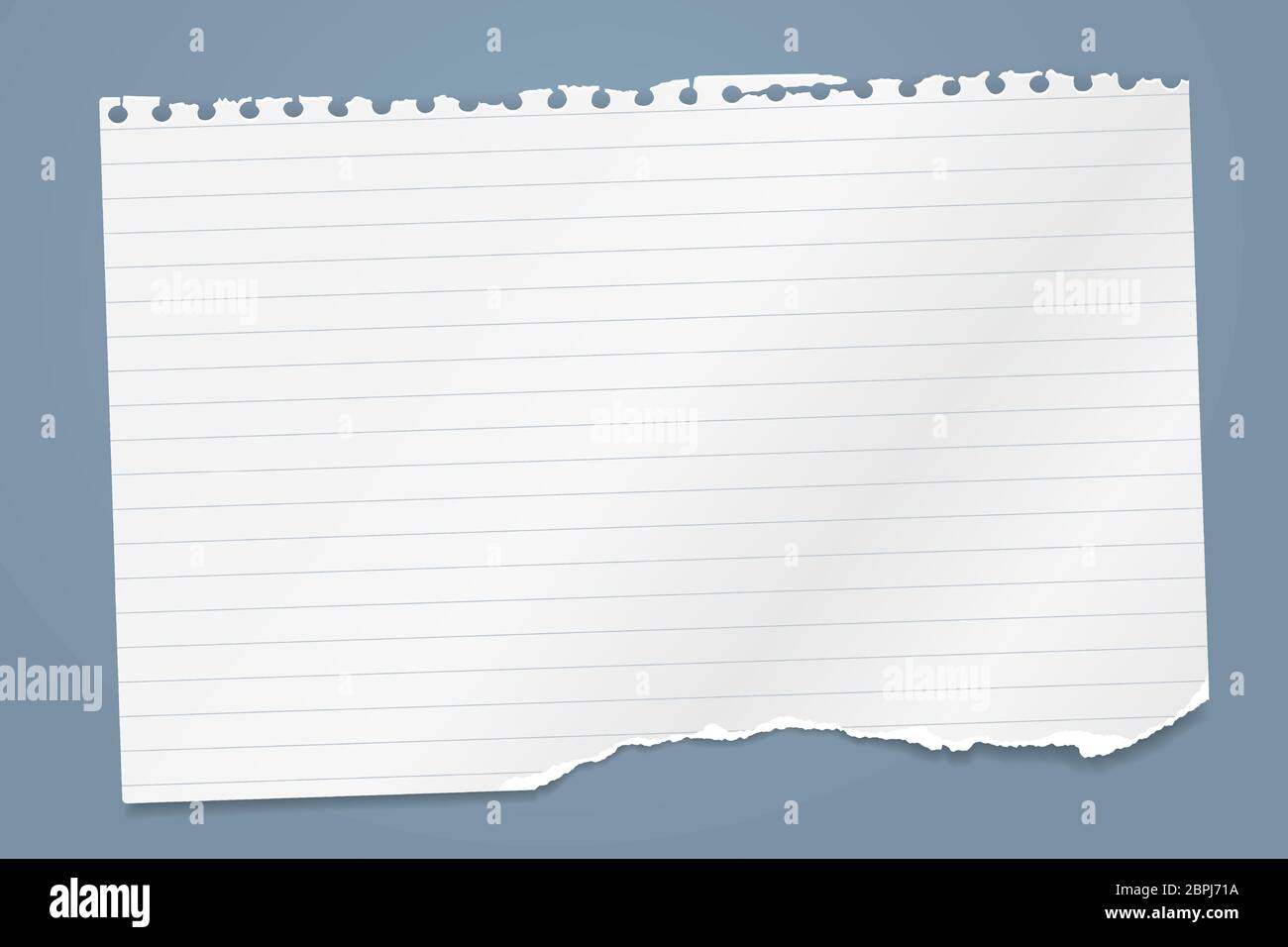 Torn Notebook Page Background