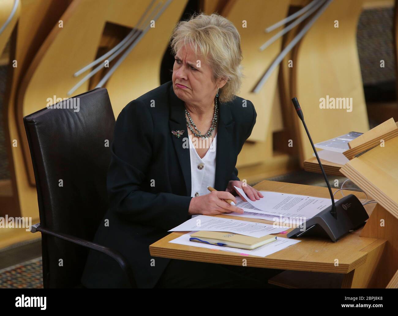 Roseanna cunningham cabinet secretary for environment hi-res stock ...