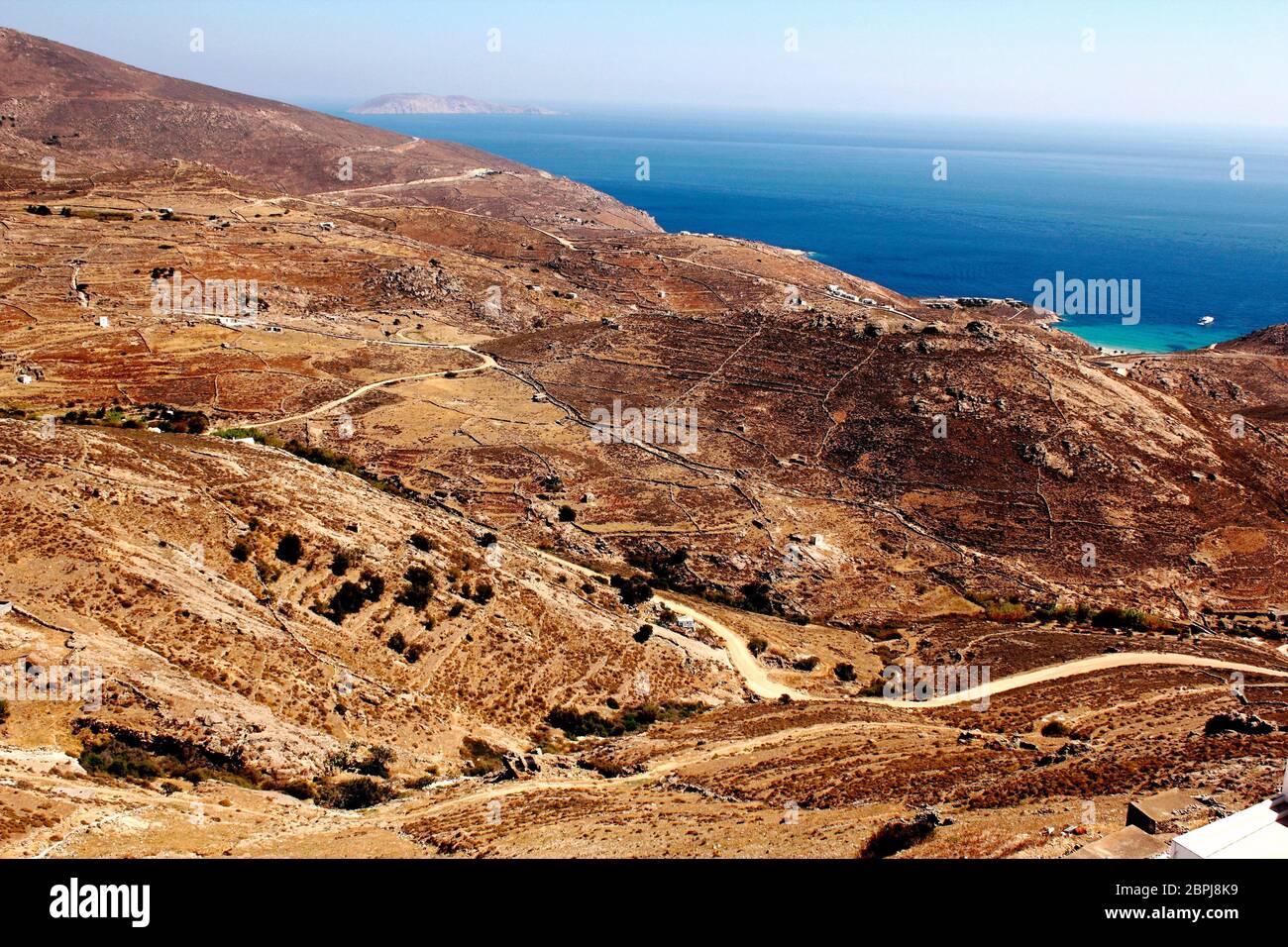 Landscape of Serifos island, Cyclades, Greece Stock Photo - Alamy