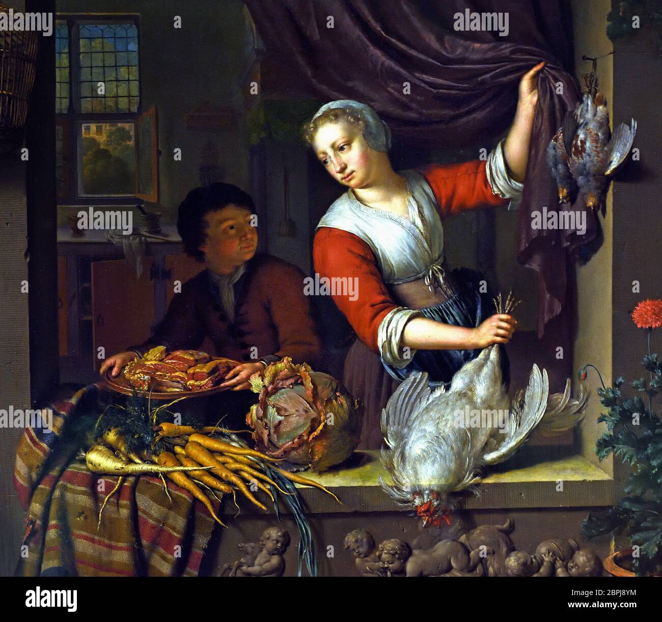 Kitchen historic paintings hi-res stock photography and images - Alamy