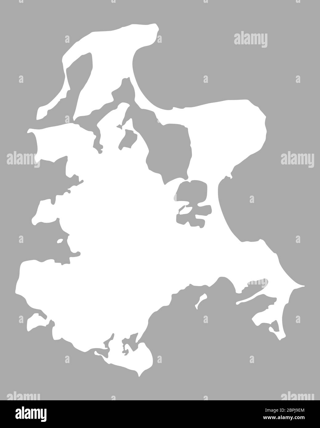 Map of Ruegen Stock Photo - Alamy