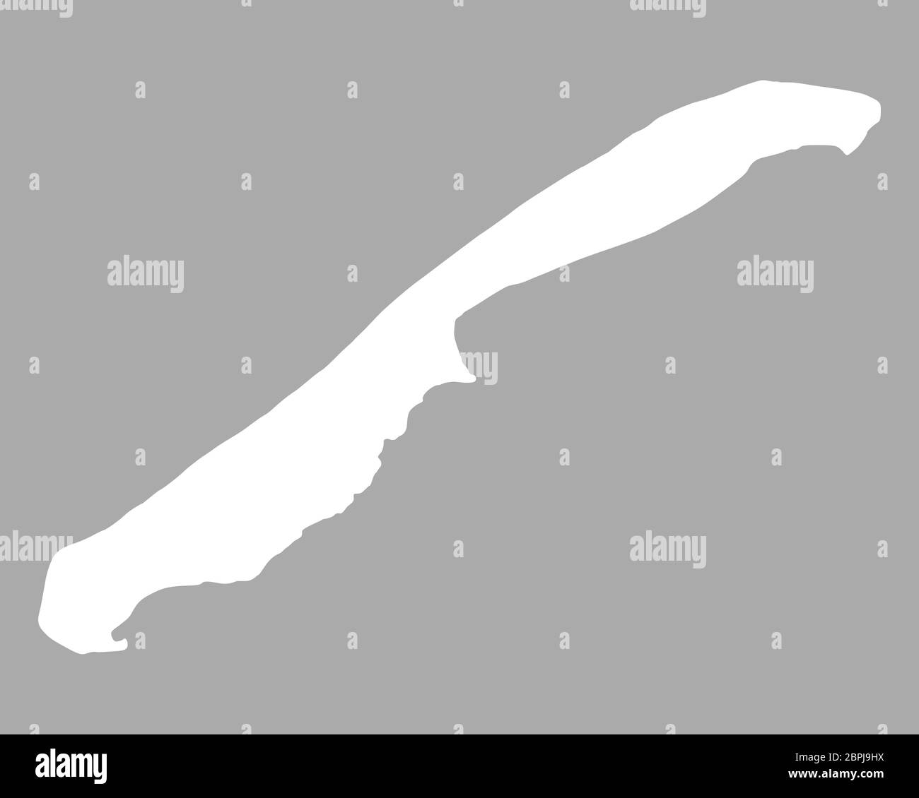 Map of Vlieland Stock Photo - Alamy