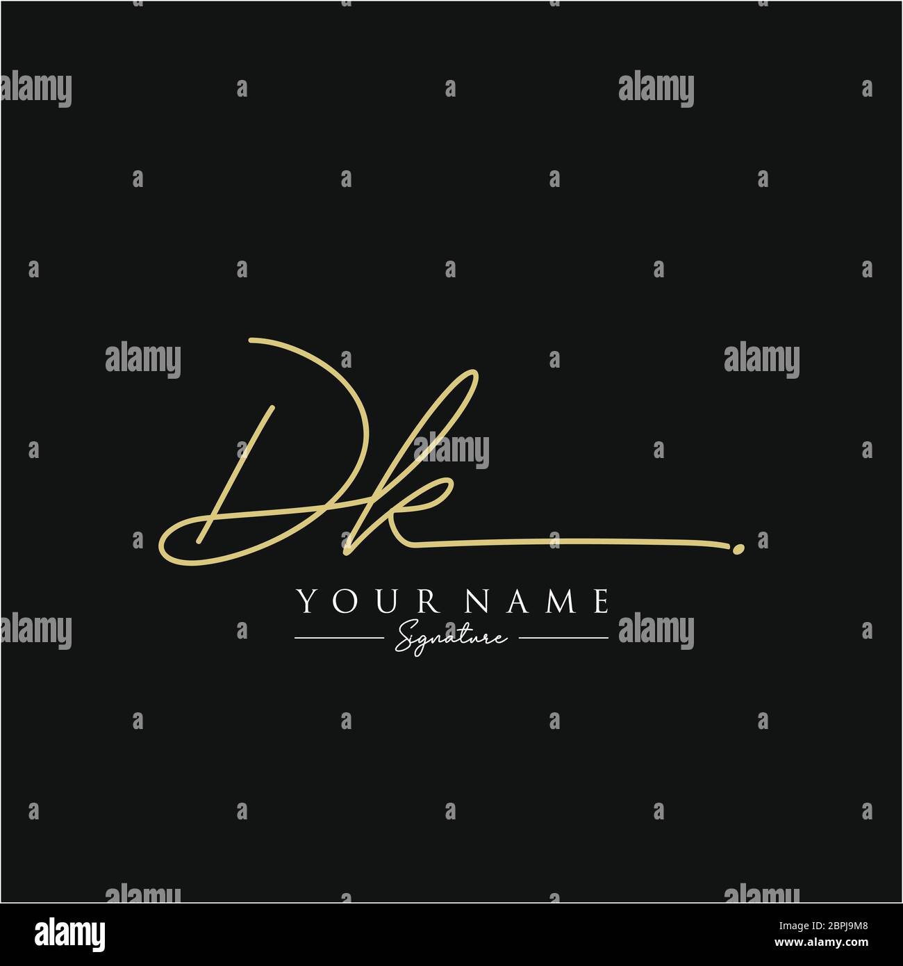 Dk signature hi-res stock photography and images - Alamy