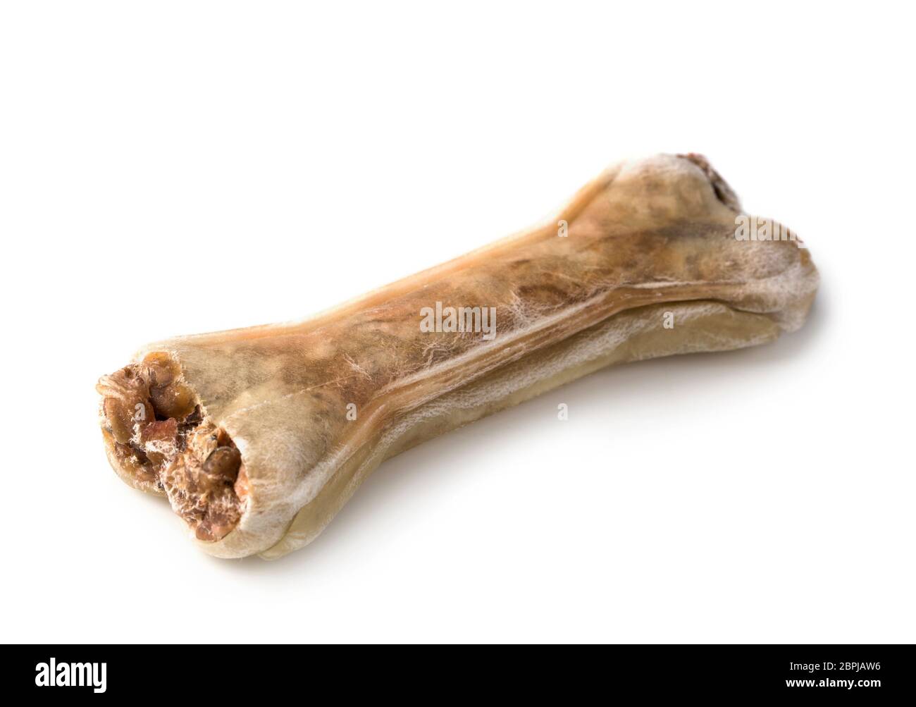 Dog chew bone isolated on a white background Stock Photo - Alamy