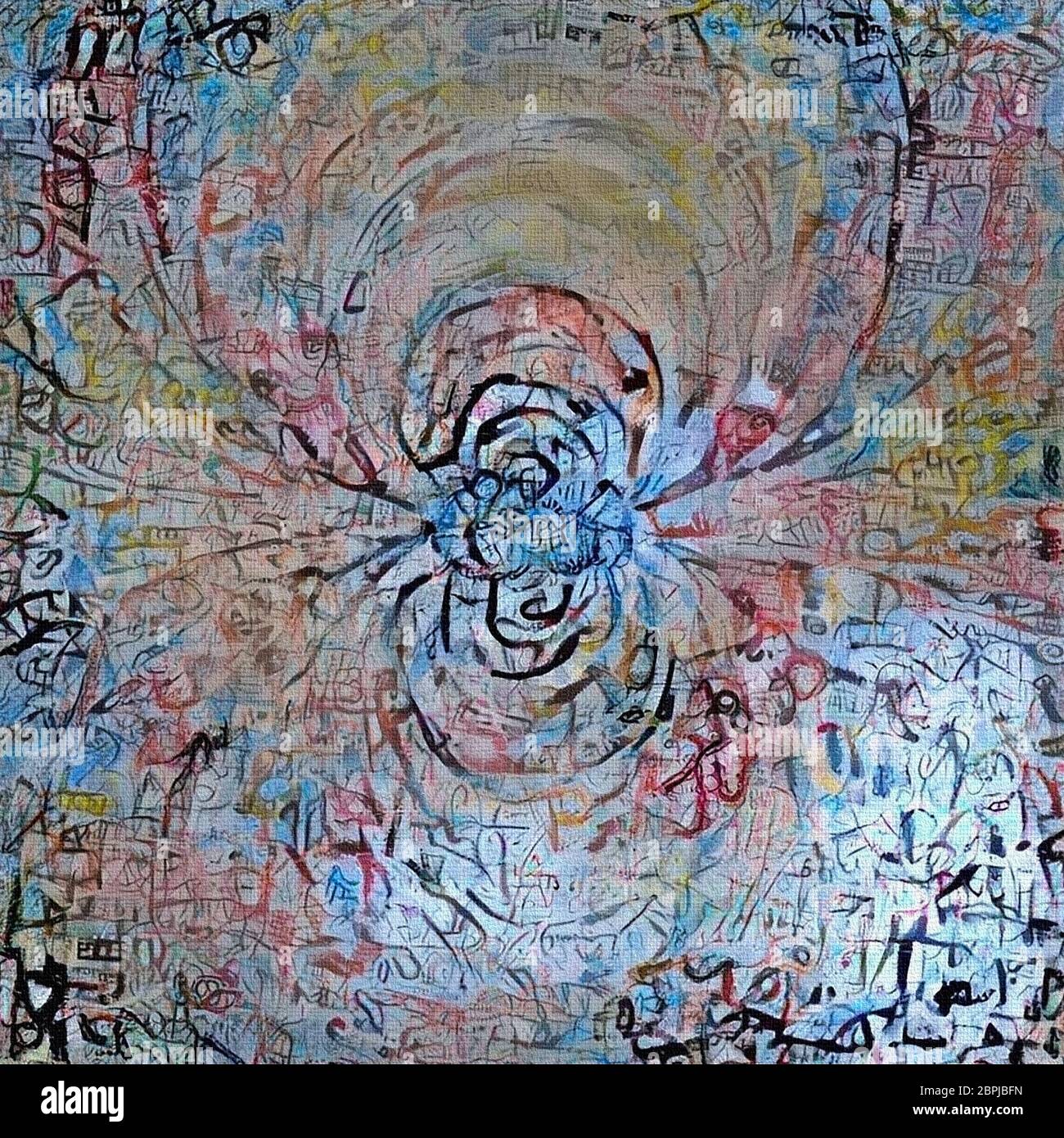 Abstract scribble shapes dynamic hi-res stock photography and images ...