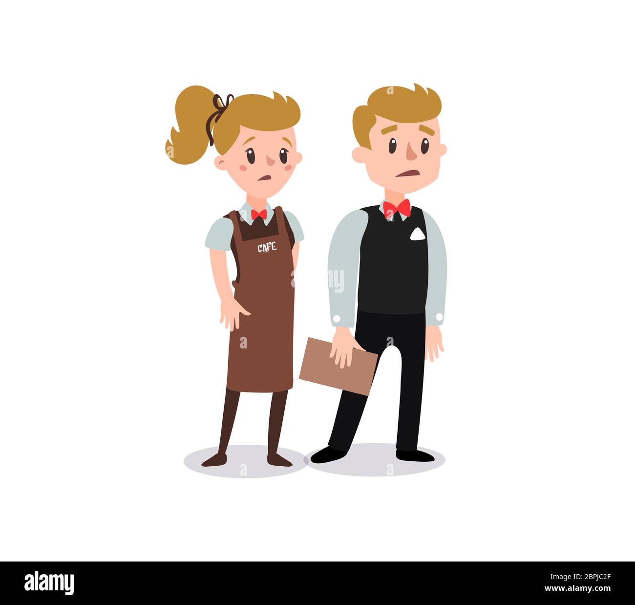 Funny Waitress Cartoon