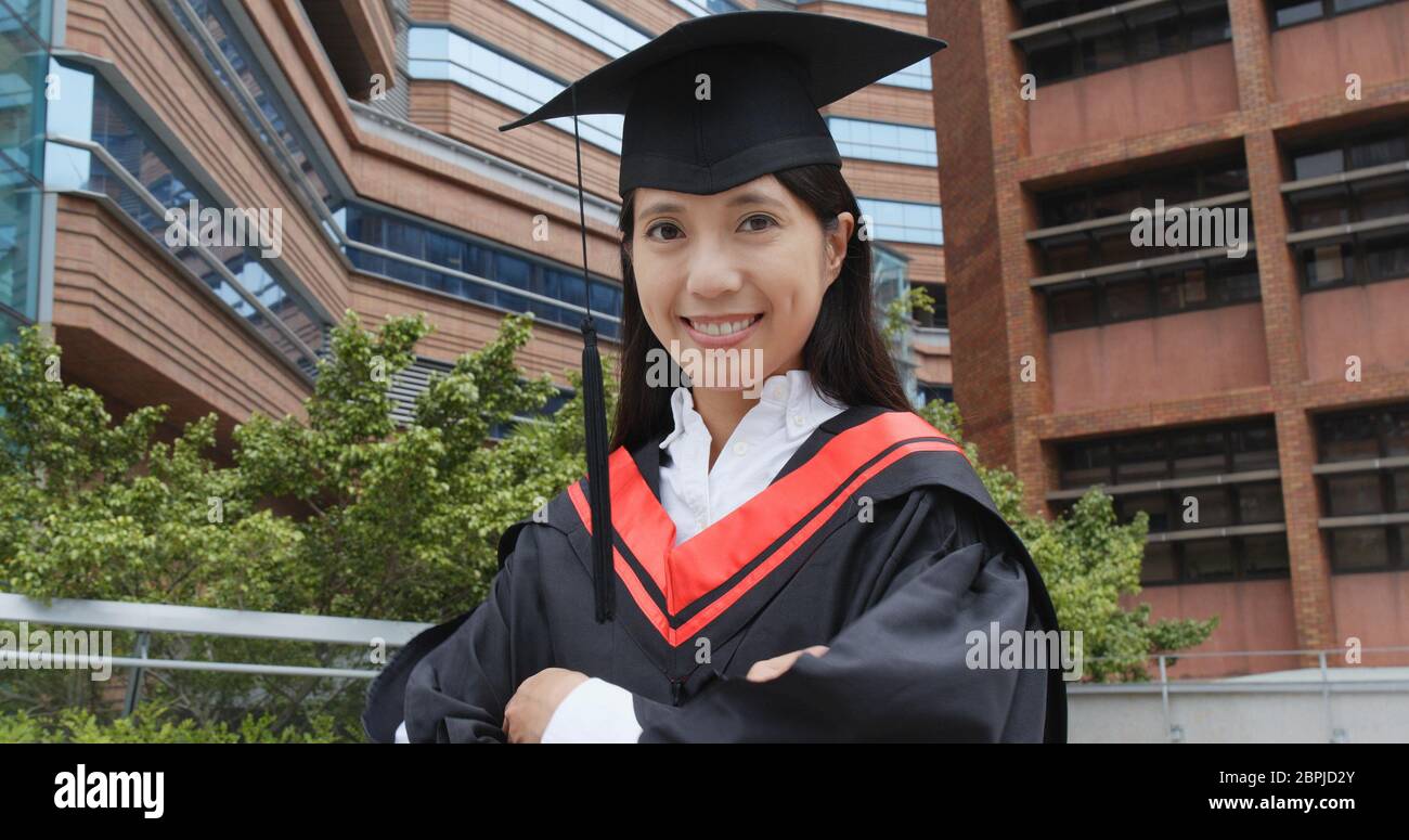 Woman graduation from university Stock Photo - Alamy