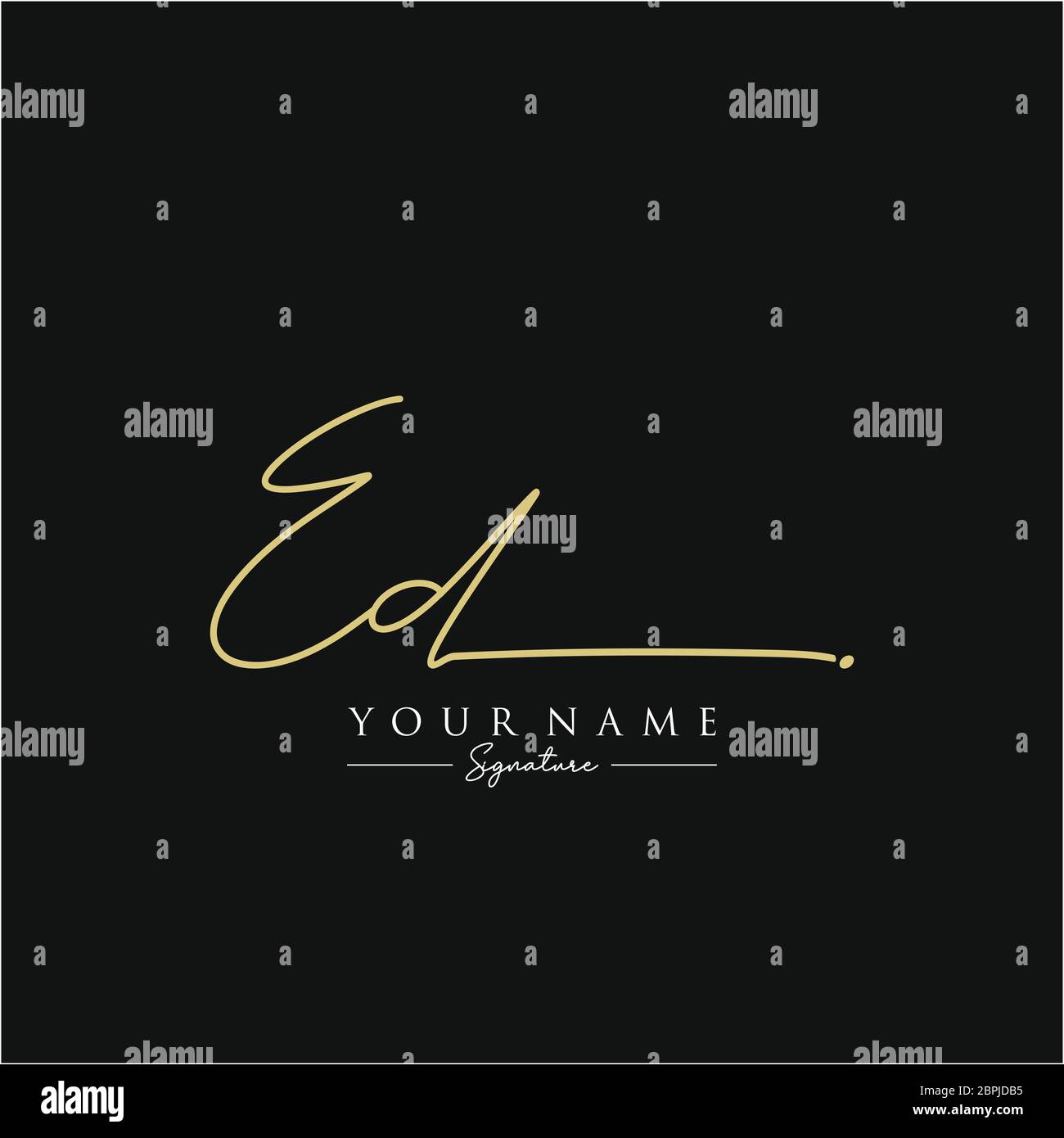Ed signature hi-res stock photography and images - Alamy