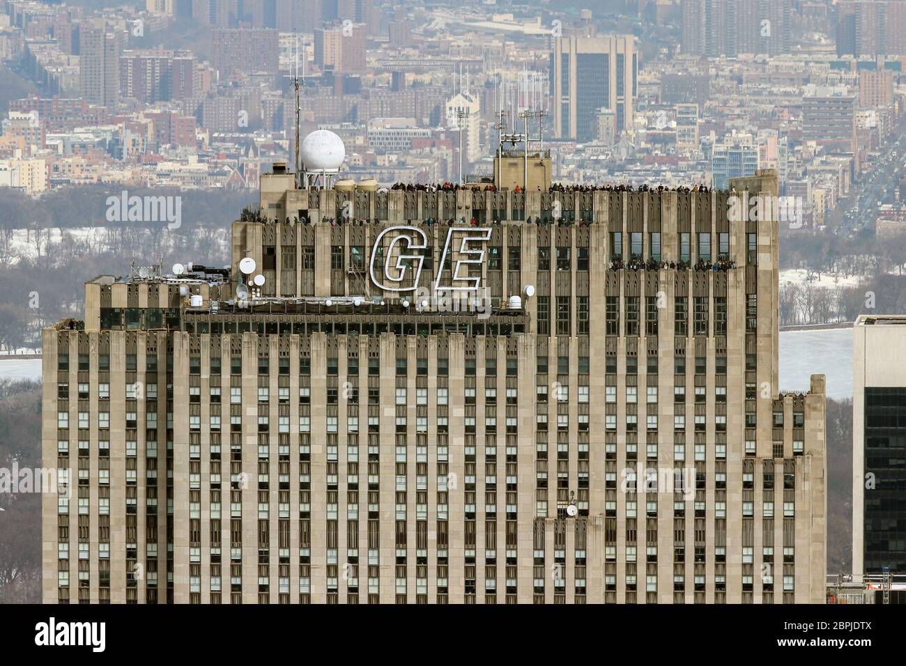 Top of the Rock, upper floors and observation deck of Rockefeller ...