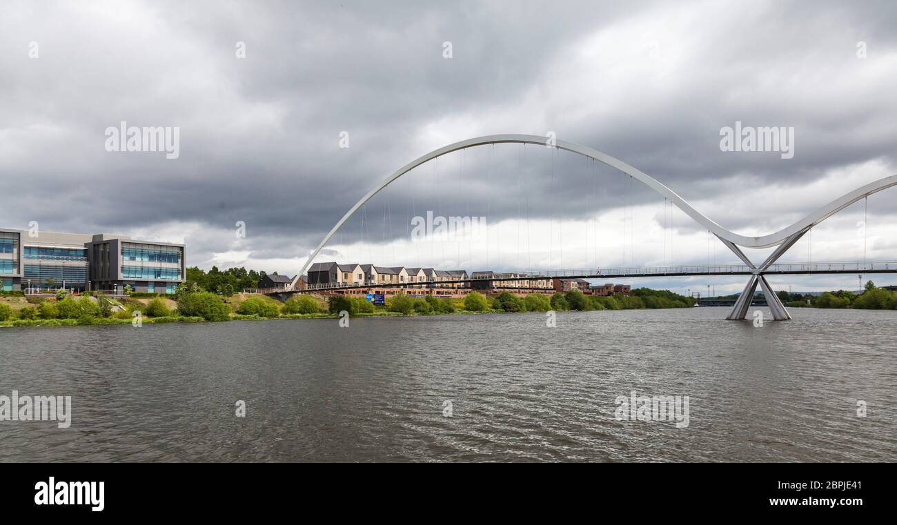 The Infinity Bridge in Stockton on Tees,England,UK Stock Photo - Alamy