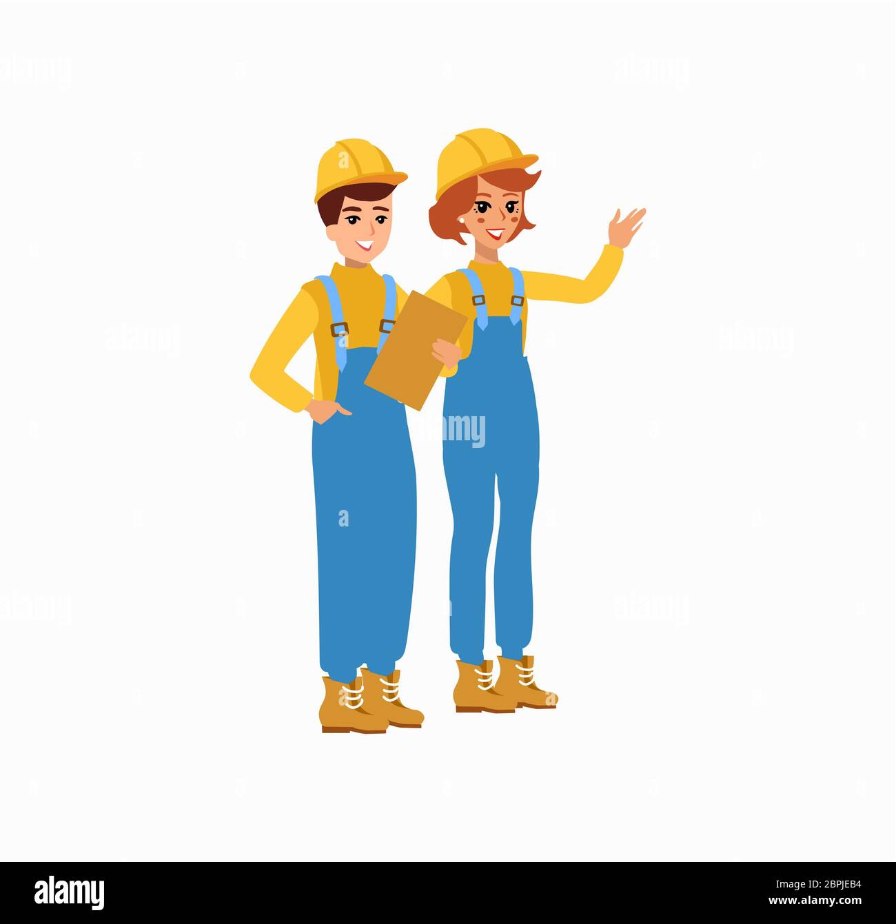 worker character vector design. Animate personage. Fun cartoon person ...