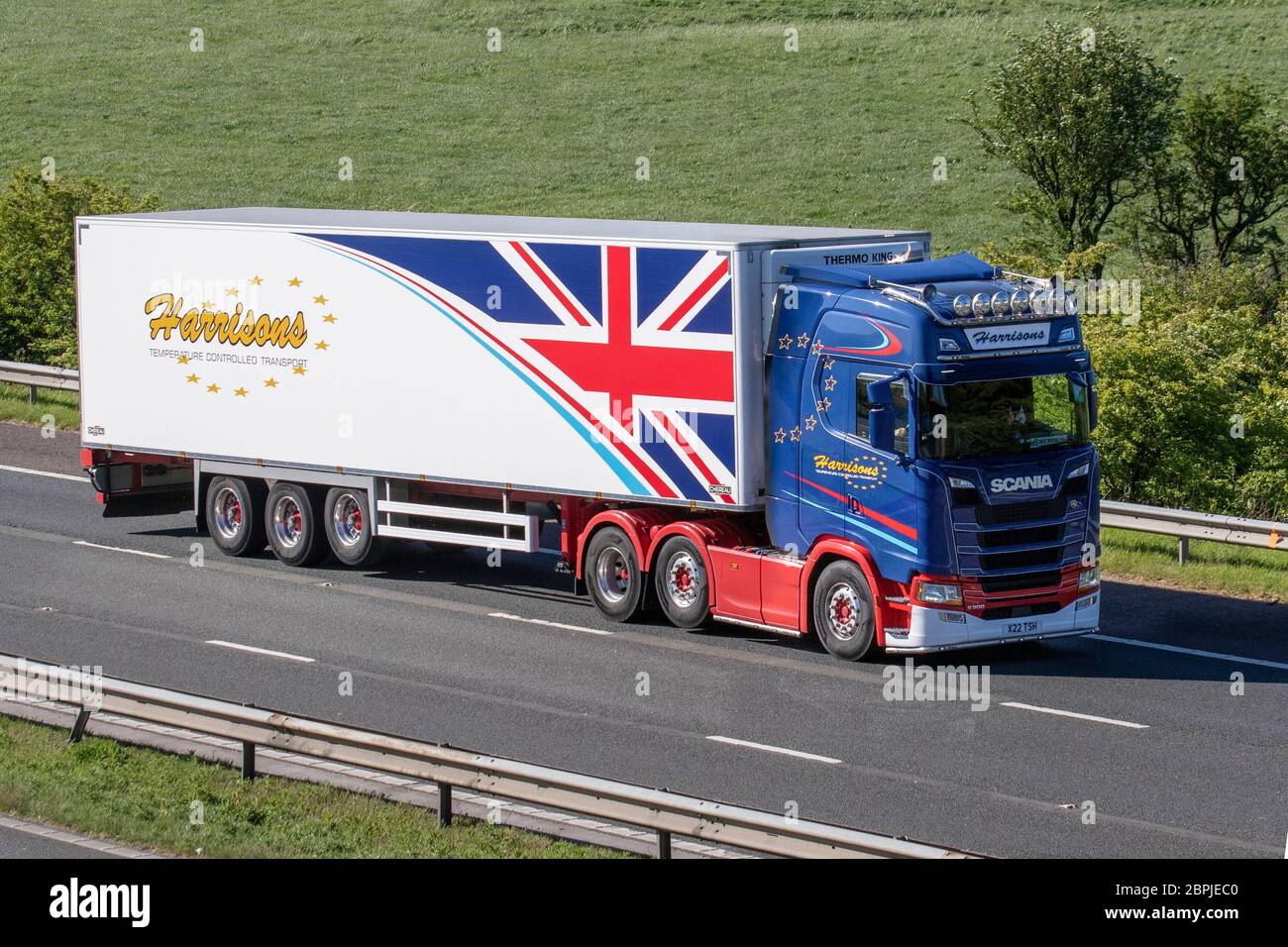 Harrisons refrigerated Haulage delivery trucks, lorry, transportation ...