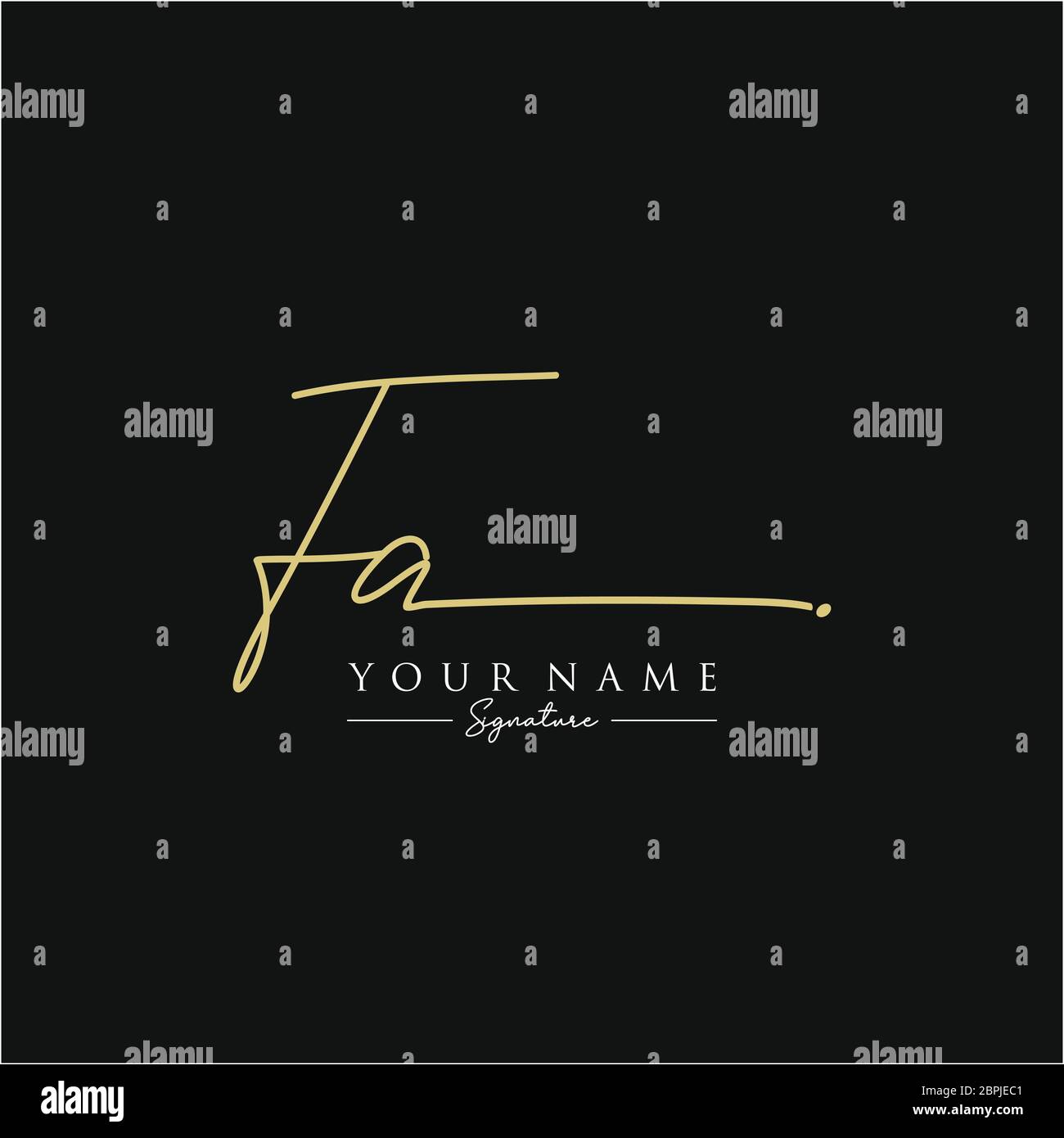 Fa template Stock Vector Images - Alamy