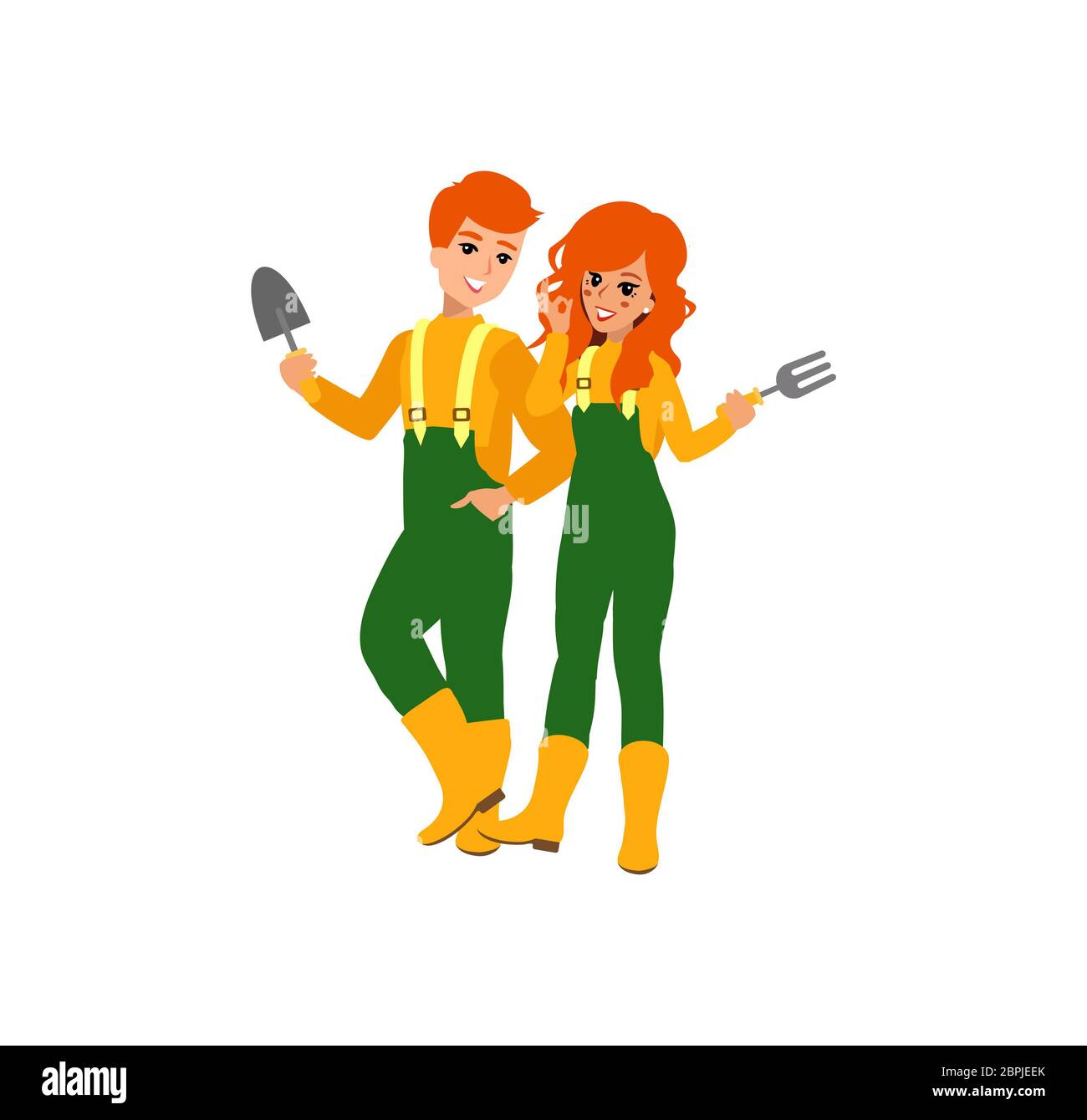 Funny character design. Cartoon illustration. Garden care concept ...