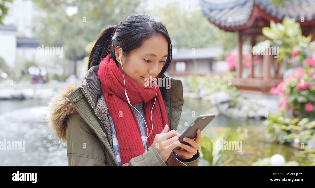 Women smartphone china traditional hi-res stock photography and images ...
