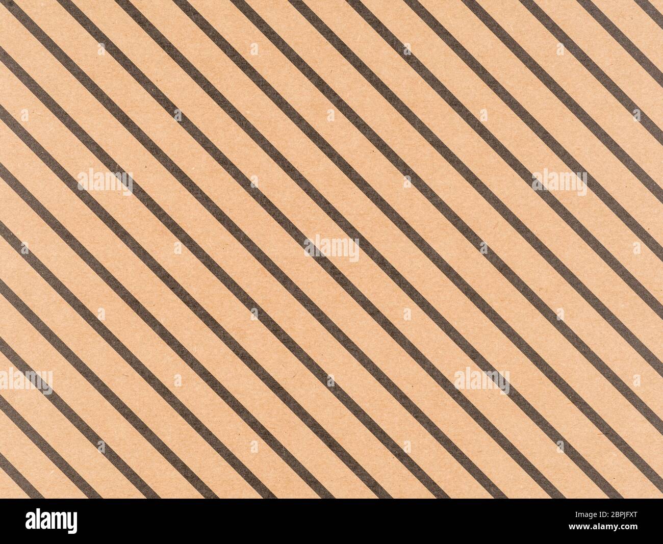 Brown craft paper with a diagonal black lines Stock Photo - Alamy
