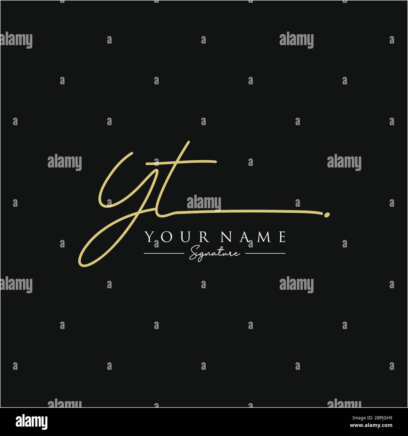 Initial gt hi-res stock photography and images - Alamy