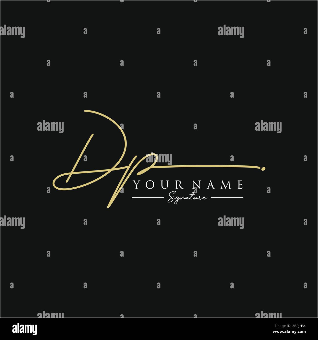 Logo dp initial hi-res stock photography and images - Alamy