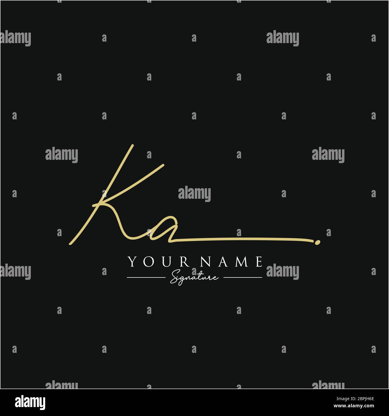 Ka modern logo hi-res stock photography and images - Alamy