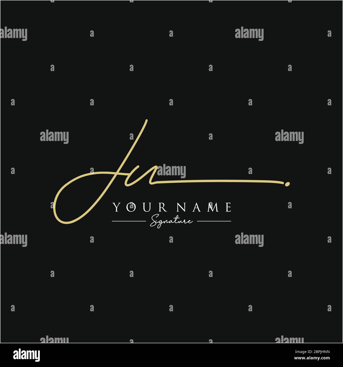 JU Initial letter handwriting and signature logo Stock Vector Image & Art - Alamy
