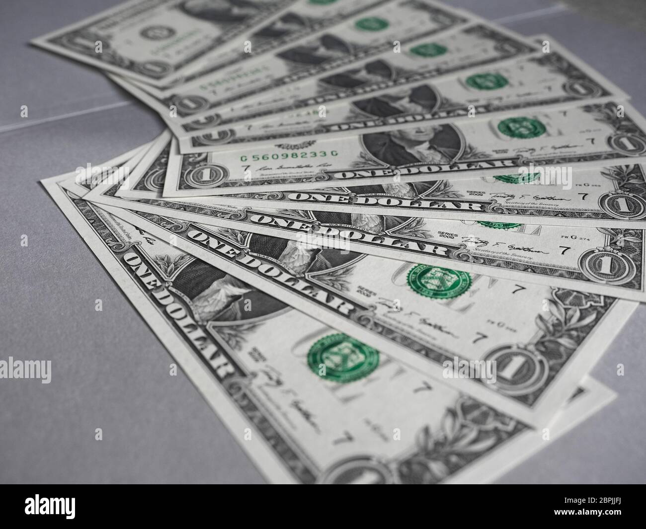 One Dollar banknotes money (USD), currency of United States Stock Photo ...