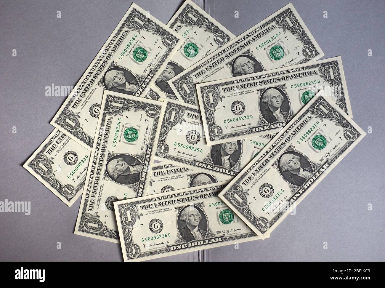 One Dollar banknotes money (USD), currency of United States Stock Photo ...