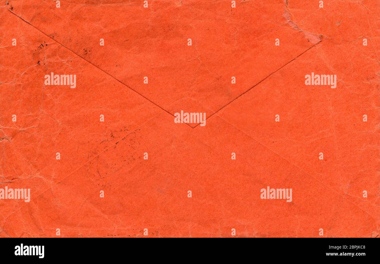 orange paper letter envelope for mail postage Stock Photo - Alamy