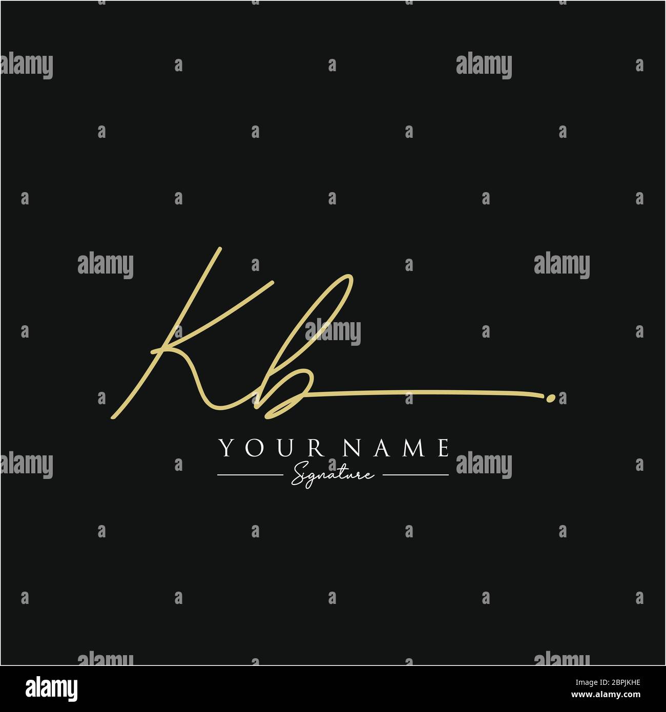 Letter kb logo hi-res stock photography and images - Alamy