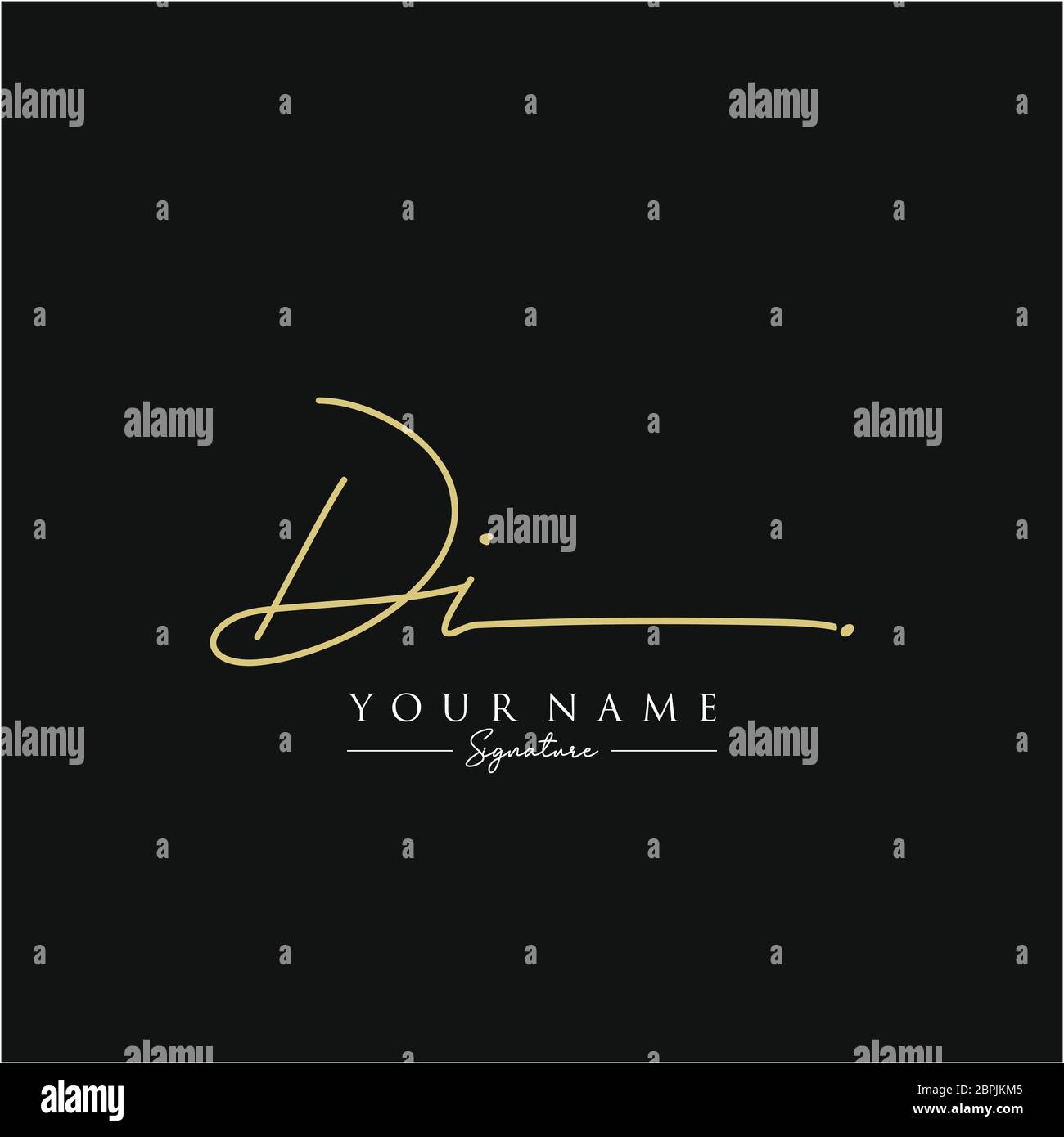 Letter di logo vector vectors hi-res stock photography and images - Alamy