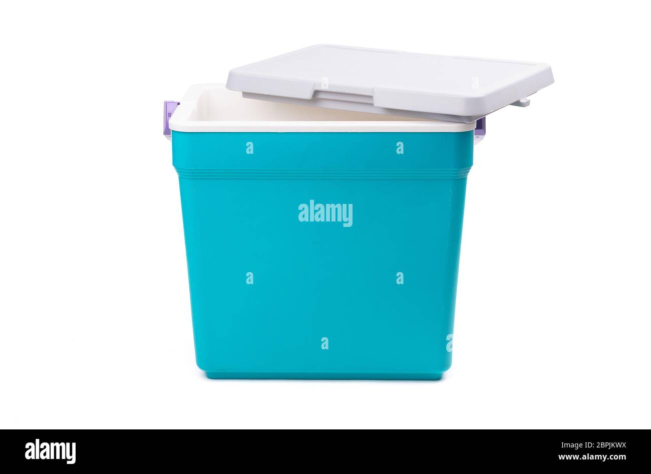 Cooler box isolated on a white background Stock Photo - Alamy