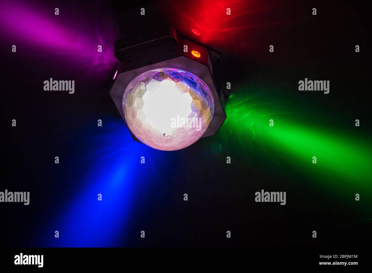 Colorful disco ball in night club, party concept Stock Photo - Alamy